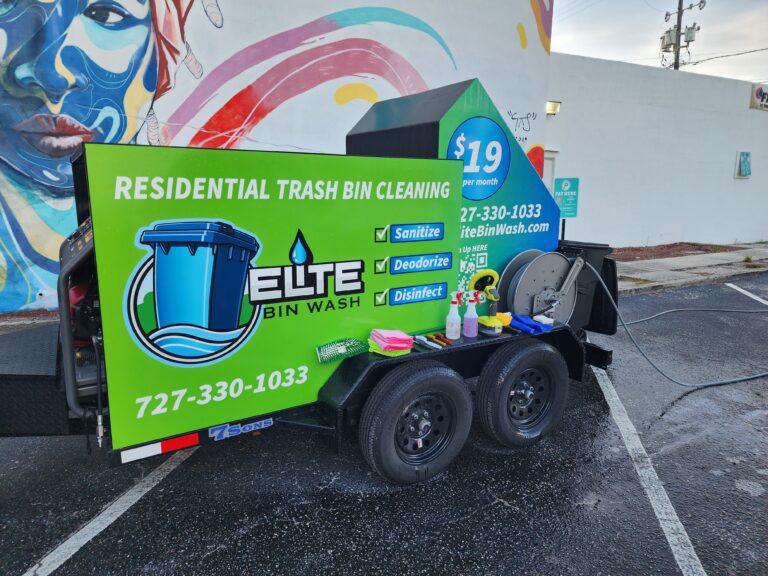 Trash Bin Cleaning in Clearwater Beach | Elite Bin Washing